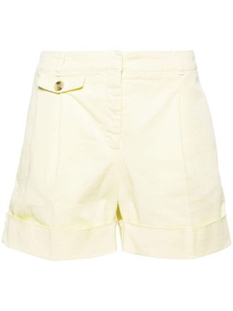 BOSS short à design plissé - Jaune