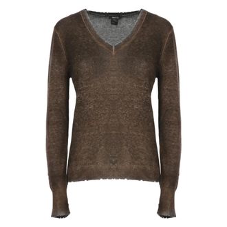 Avant Toi Damen, Strickwaren, Braun, MGr&ouml;&szlig;e