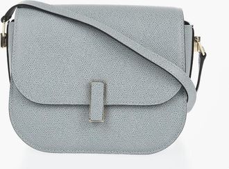 Valextra Leather Shoulder Bag with Magnetic Closure Valextra