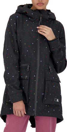 Alife And Kickin and Kickin Damen AudreyAK S Coat Softshelljacke Damenjacke leicht gefüttert XS-XXL, Moonless