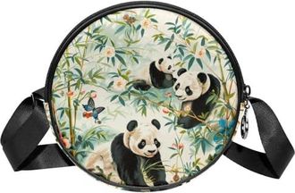 Generic Sac &agrave; bandouli&egrave;re circulaire pour femme, petit sac &agrave; bandouli&egrave;re mignon avec fermeture &eacute;clair, bretelles r&eacute;glables, sac &agrave; main rond d&eacute;contract&eacute; pour f