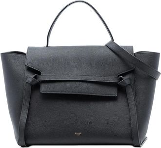 Celine Hobo Bags - Mini Grained Calfskin Belt Bag - Gr. unisize - in Schwarz - f&uuml;r Damen