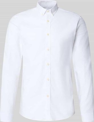 Lindbergh Regular Fit Freizeithemd aus Baumwoll-Mix Modell Oxford