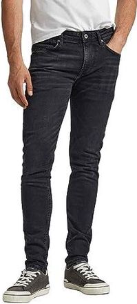 Pepe Jeans London Herren Finsbury Jeans, Schwarz (Denim-xv1), 40W / 30L EU