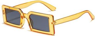Generic Lunettes de soleil carrées pour hommes et femmes pour photographie de rue Vacances en plein air Pare-soleil (couleur : F, taille : moyen) 2026, G, Tai