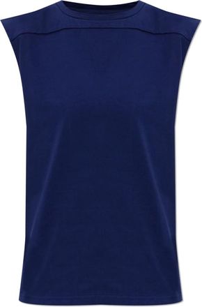 Jil Sander Femme, Tops, Bleu, Taille: 36 FR Cotton Top