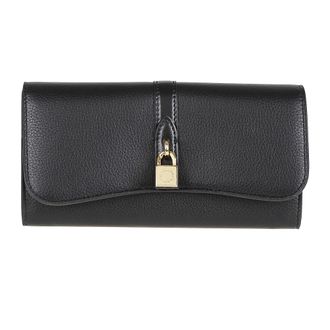 Stella McCartney Femme, Accessoires, Noir, Taille: ONE Size Ryder Flap Continental Wallet