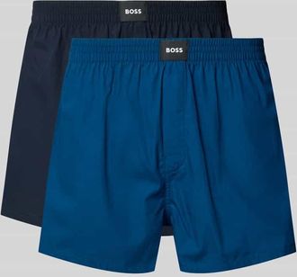 HUGO BOSS Regular Fit Boxershorts aus reiner Baumwolle im 2er-Pack