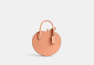 Coach Peach Tasche Aus Regenerativem Leder