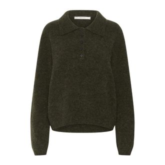 Gestuz Femme, Pulls, Brun, Taille: 42 FR Tricot ras du cou