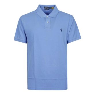 Polo Ralph Lauren Kurz&auml;rmeliges Poloshirt mit Logo-Stickerei - - Tops - Herren - Blau - S