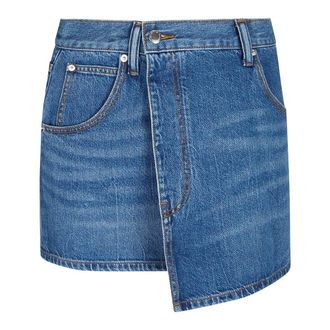 Alexander Wang Femme, Jupes, Bleu, Taille: W26 Jupe Élégante Enveloppée