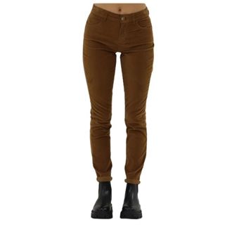 Liu Jo Divine Velvet Hosen - - Trousers - Damen - Braun - W27