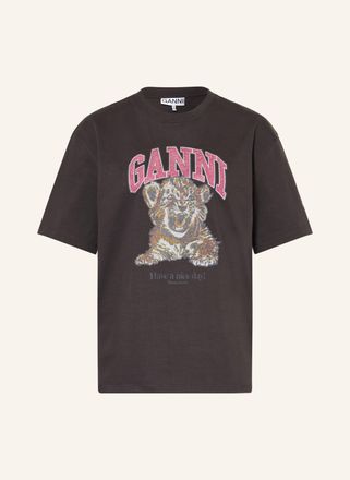 Ganni T-Shirt schwarz