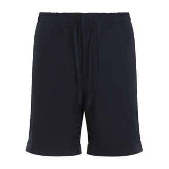 Canali Homme, Shorts, Bleu, Taille: XL Bermuda en lin