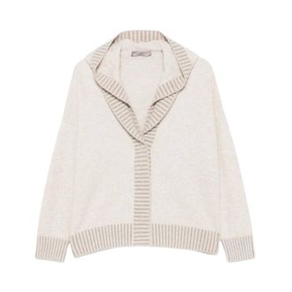 D.exterior V-Ausschnitt Pullover 63222 - - Knitwear - Damen - Beige - L