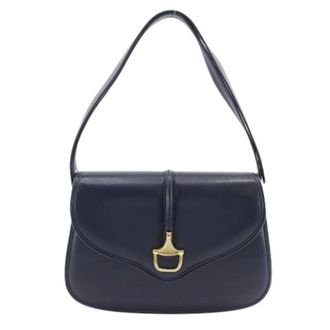 Gucci Sac bandouli&egrave;re en cuir Pre-owned - Femme - Pre-owned - Bleu - Taille: ONE Size