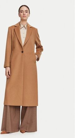Marella Wollmantel Pavido 2623016031 Braun Loose Fit