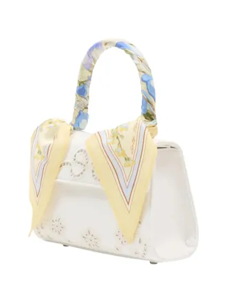 Self Portrait Womens Floral-Detail Tote Bag Ss26 W