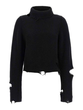 Haikure Pull Col Rond - Noir