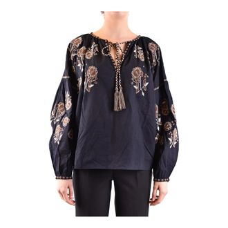 P.A.R.O.S.H. Shirt - - Blouses & Shirts - Damen - Schwarzk - XS