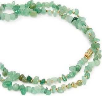 Au Printemps Paris Collier en pierres naturelles