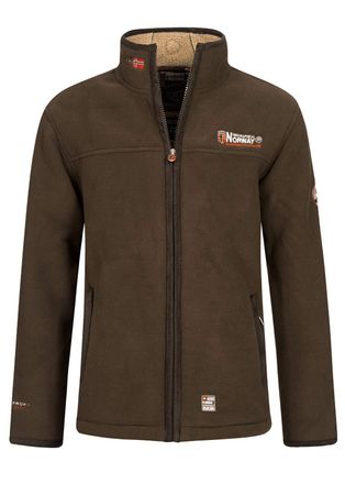 Geographical Norway Ubolt Men - Dickes Fleece Herren Warm Fermetur Zip - Sweatjacke Jacke Winter Warm Herren Weich - Sweatjacke Futter Langarm - Ideal Herbst Winter (Kast