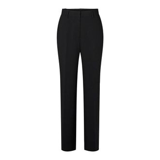 Rue de Femme Elegante Schwarze Weite Beinhosen - - Trousers - Damen - Schwarzk - XS