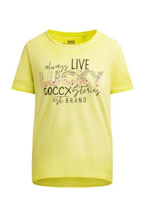 soccx Rundhalsshirt aus Baumwolle