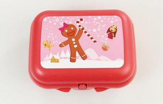 Tupperware To Go Twin pastellorange Lebkuchen Brotdose Box Beh&auml;lter Gr&ouml;&szlig;e 2