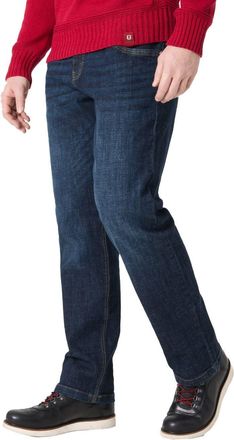 Timezone Herren Jeans Regular COASTTZ - Mid Waist - Regular Fit - Blau, Gr&ouml;&szlig;e:34W / 32L, Farbe:3555-3805 Used Rins Wash