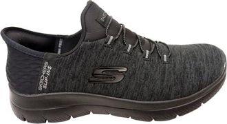 Skechers Baskets pour femme, chaussures de sport, Noir, 38.5 EU