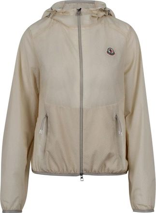 Moncler Femme, Vestes, Beige, Taille: 38 FR Edasic Technical Jacket