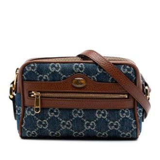 Gucci Sac bandouli&egrave;re Ophidia Pre-owned - Femme - Pre-owned - Bleu - Taille: ONE Size