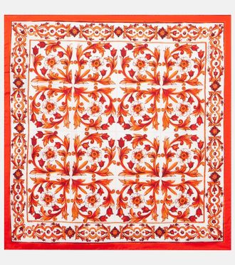 Dolce & Gabbana Foulard Majolica en soie