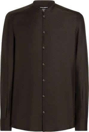 Dolce & Gabbana Shirt M0674 - Homme - Chemises - Brun - Taille: 2XL