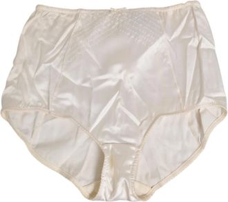 Dolce & Gabbana Femme, Sous-v&ecirc;tements, Blanc, Taille: 38 FR Culotte gainante taille haute