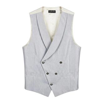 Luigi Bianchi Mantova Ceremony Vest - - Jackets - Herren - Blau - M