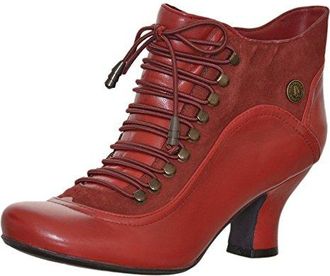 Hush Puppies Bottines à Lacets Vivianna - Femme (42 FR) (Rouge)