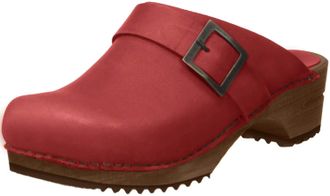 Sanita Urban Open, Damen Clogs, Rot (Dark Red 44), 40 EU (6.5 UK)