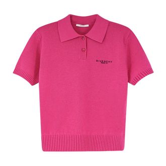 Givenchy Polo aus Wolle und Kaschmir - - Knitwear - Damen - Rosa - S