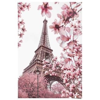 Reinders Poster, Paris in Rosa, Home Office, Poster, Wanddeko, Room Decor, 150 gr. gl&auml;nzend Bilderdruckpapier, Lila, 91,5 x 61