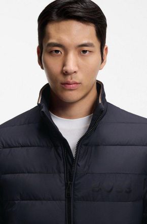 BOSS Steppjacke Cenitos Premium Menswear mit Stehkragen, regular fit