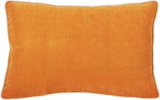 Done Kissenh&uuml;lle Joy 40x60cm umlaufender Keder weicher Velour-Stoff kuschelig knitterarm abriebsfest Reisverschluss