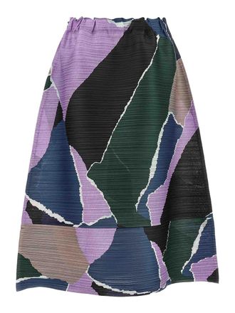 Pleats Please Issey Miyake Jupe Midi - Surprise
