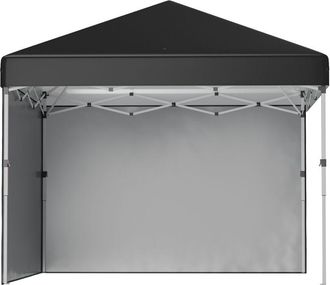 OUTSUNNY Tonnelle barnum pop-up uv 30+ lestage sac transport inclus noir