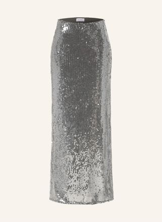 Oh April Oh April Mesh-Rock Nika Mit Pailletten grau