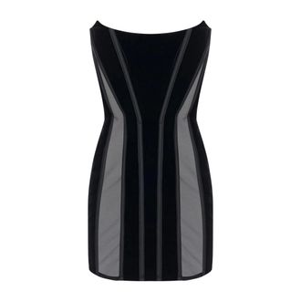 Elisabetta Franchi Damen, Kleider, Schwarzk, 2XLGr&ouml;&szlig;e