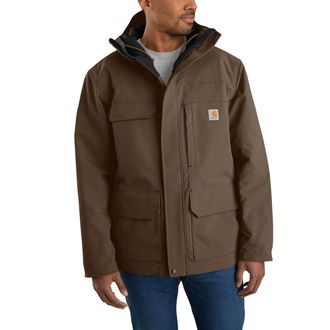 Carhartt Work in Progress Super Dux Relaxed Fit Isolierter traditioneller Mantel Herren Braun XXL