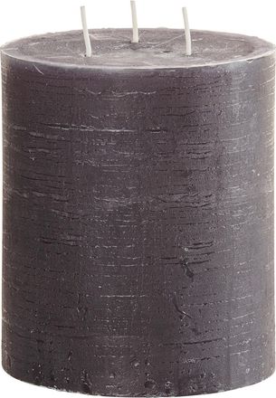 Steinhart Dreidochtkerze, Anthrazit, 14 cm, Made in EU, Dekoration, Kerzen & Zubeh&ouml;r, Dreidochtkerzen